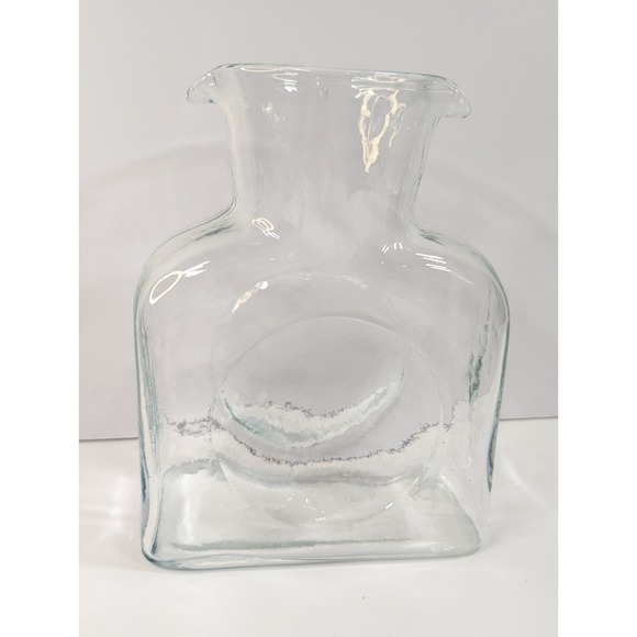 BLENKO | Dining | Blenko 384 Art Glass Water Carafe Bottle Vase Clear ...